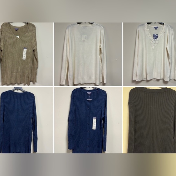 mixed | Sweaters | Lot Of 5 Items Box Of Sweaters For Resellers Or ...